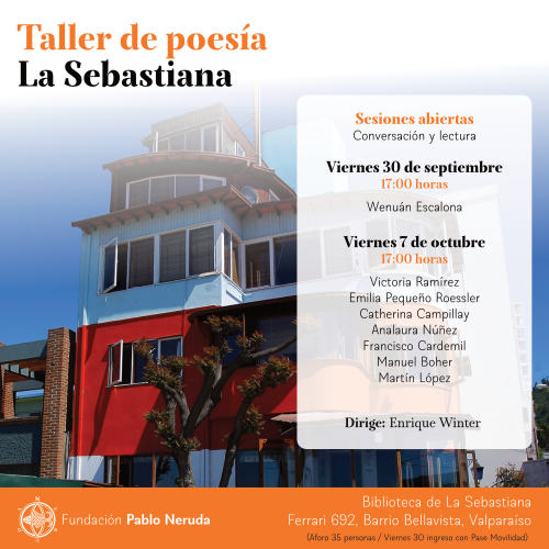 Taller de poesía La Sebastiana tendrá sesiones abiertas de conversación ...